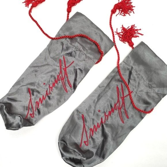 Smirnoff Vodka Liquor | Bags | Smirnoff Vodka Liquor 2 Gray Red Dust ...